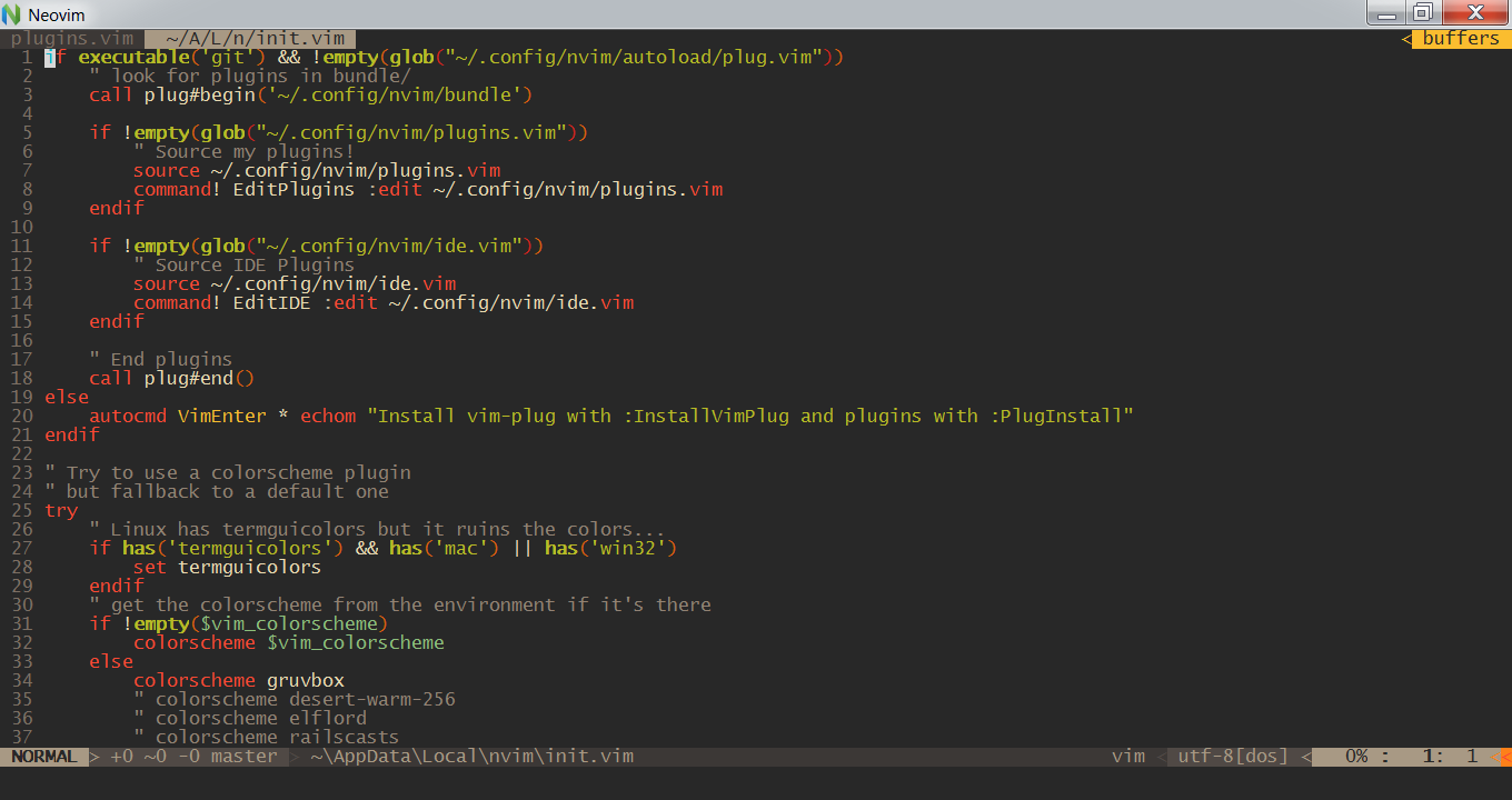 Vim Color Schemes Bens Corner